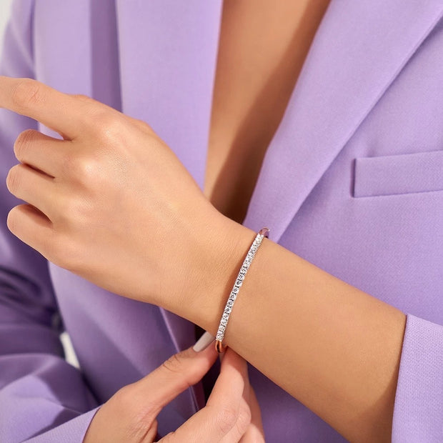 Lexi 1.99ct Diamond Stone Rose Gold Bracelet,diamond bracelet, 1.99ct ...