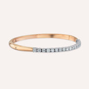 Lexi 1.99ct Diamond Stone Rose Gold Bracelet,diamond bracelet, 1.99ct ...